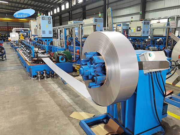 Steel pipe making machine - Blue Sky Tube Mill